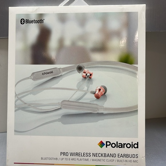 Polaroid | Headphones | Bnib Polaroid Pro Wireless Neckband Earbuds ...